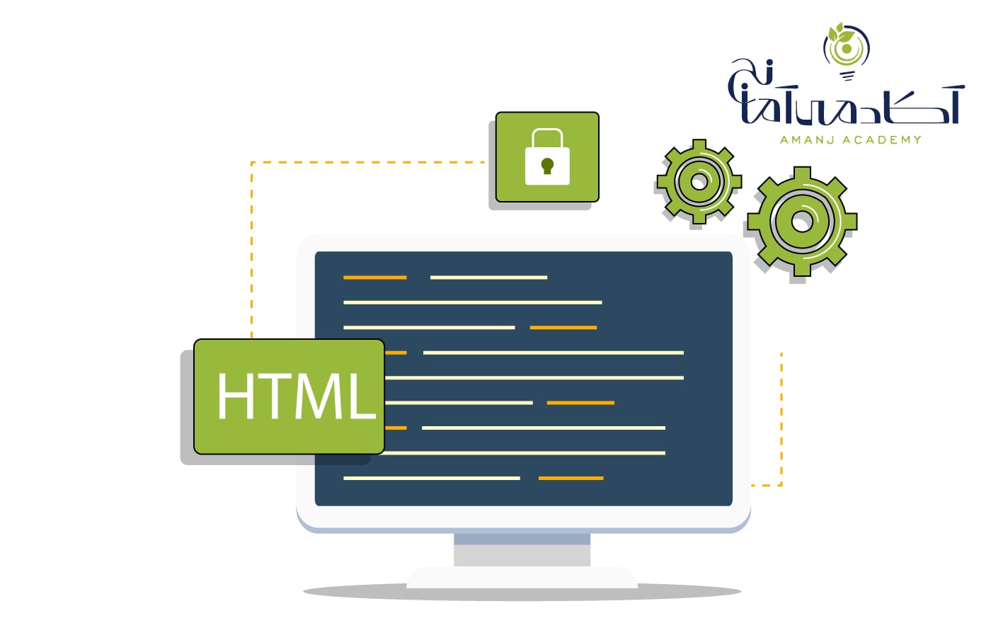 html چیست و چه کاربردی دارد؟+(لیست جامع تگ های html) - آکادمی آمانج
